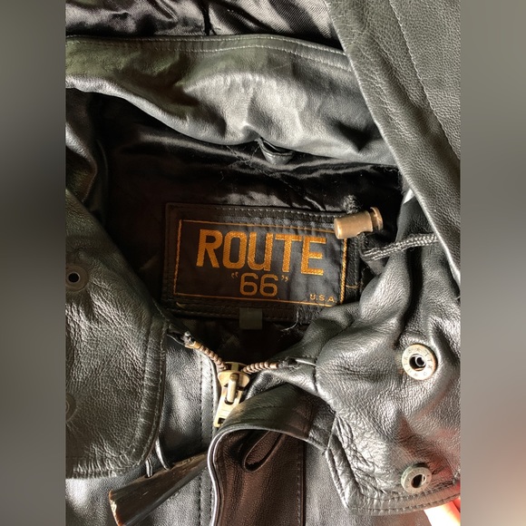 Route 66 | Jackets & Coats | Route 66 Bomber Style Vintage Hooded ...